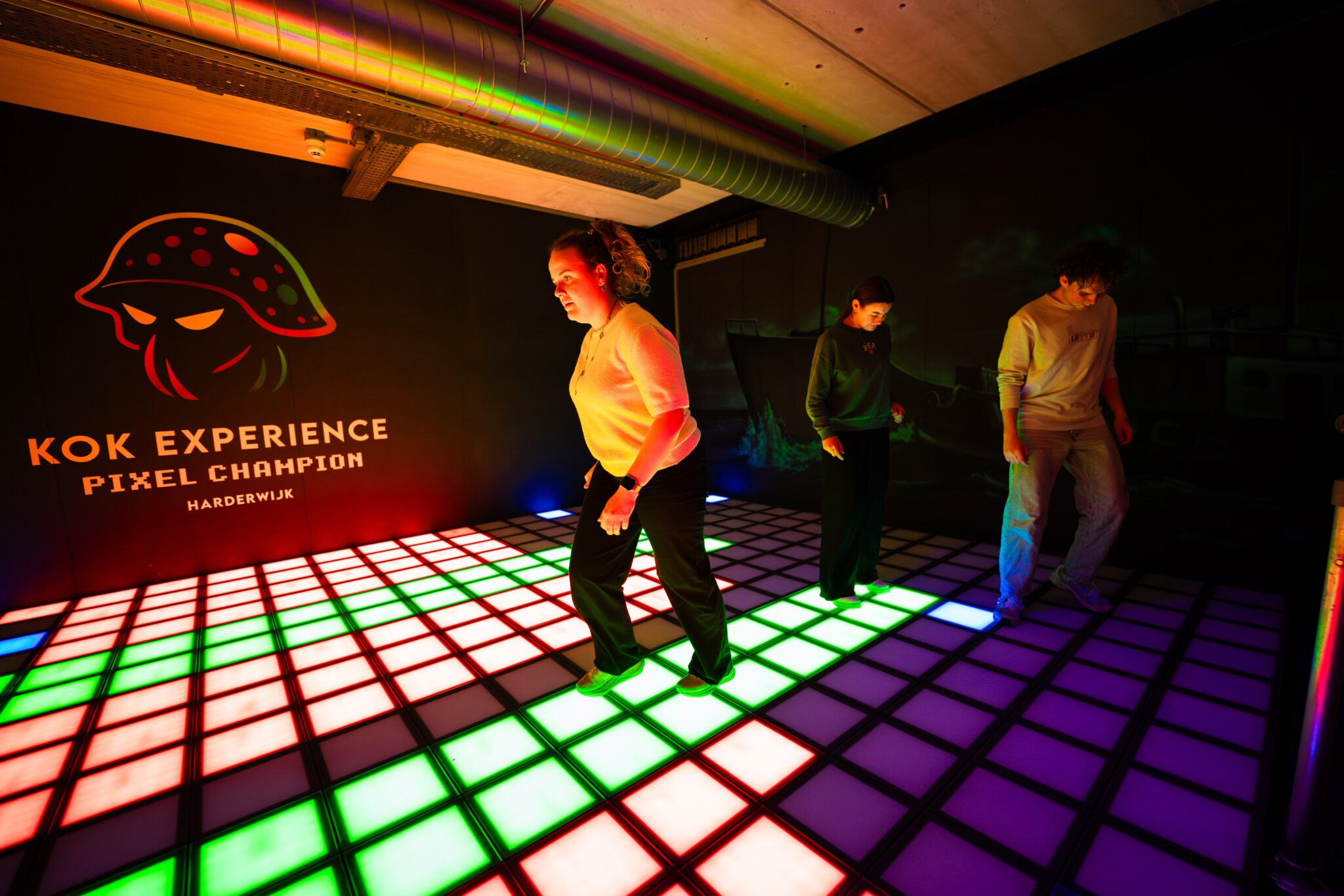 Pixel Floor bij Kok Experience – Gezellig uitje voor iedereen